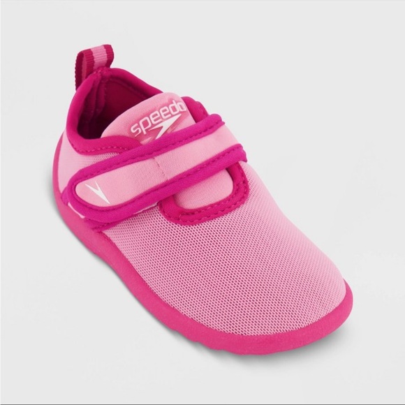 Speedo | Shoes | New Still In Plastic Girls Pink Speedo Swim Shoes Size ...